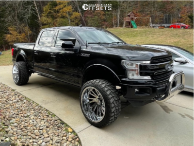 2018 Ford F-150 with 24x14 -76 Tuff T2a and 35/12.5R24 Landspider ...