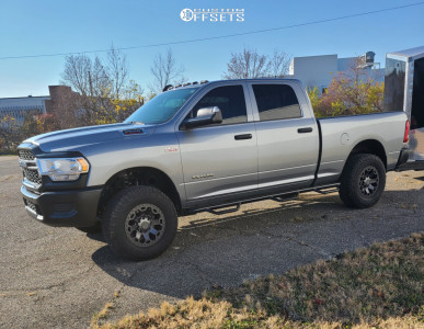 2020 Ram 2500 with 18x9 12 Black Rhino Warlord and 295/70R18 Cooper ...