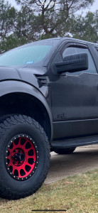 2010 Ford Raptor with 17x8.5 0 Method Mr305 and 35/70R17 Goodyear Tire ...