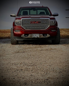 2016 GMC Sierra 1500 with 20x12 -51 Vision Rockers and 32/12.5R20 Kumho ...
