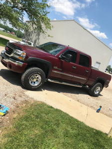 2003 GMC Sierra 2500 HD with 16x10 -25 Pro Comp 1069 and 295/75R16 ...
