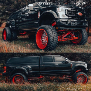 2020 Ford F-450 Super Duty with 28x16 -103 Forgiato Finestro and 42/15 ...
