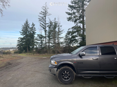 2016 Ram 1500 with 20x12 -44 Fuel Rampage and 35/12.5R20 Maxxis Razr M ...