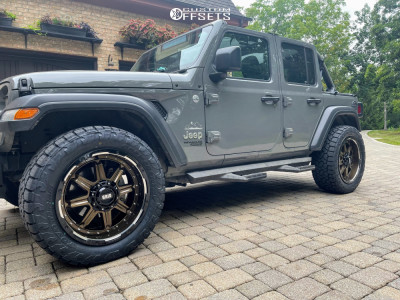2018 Jeep Wrangler with 20x9 -12 Grid Gd10 and 295/55R20 Toyo Tires ...