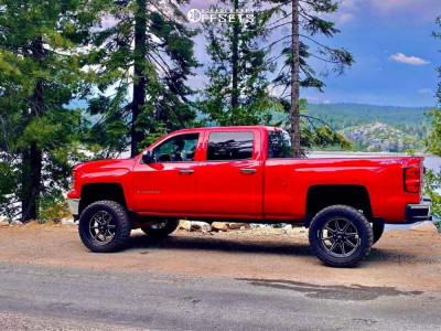 2014 Chevrolet Silverado 1500 with 22x12 -44 LRG 101 and 35/12.5R22 ...