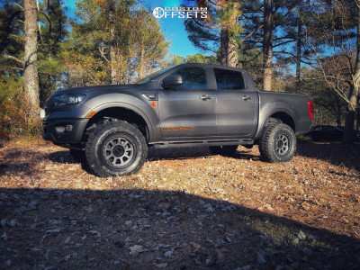 2019 Ford Ranger with 17x9 -12 Vision Ojos and 33/12.5R17 Milestar ...