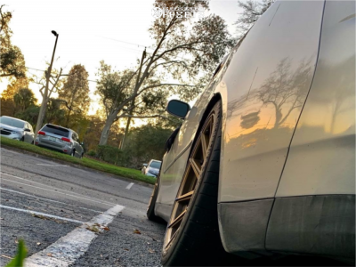 2003 INFINITI G35 with 18x9.5 23 F1R F27 and 225/45R18 Michelin Pilot ...