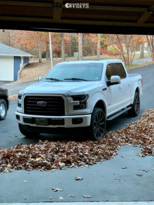 2016 Ford F-150 with 22x9 30 Voxx Vento and 305/45R22 Ironman Imove ...