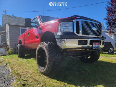 2006 Ford F-250 Super Duty with 22x14 -76 Vision Spyder and 37/13.5R22 ...