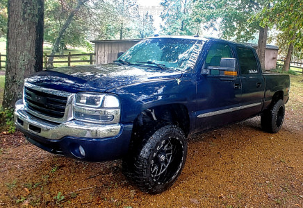 2005 GMC Sierra 1500 with 20x10 -25 TIS 544 and 33/12.5R20 Fury Offroad ...