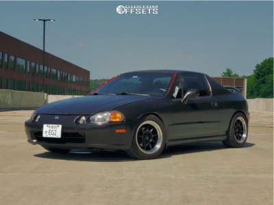 1995 Honda Civic Del Sol with 15x8 25 Konig Countergram and 205/50R15 ...