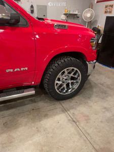 2020 Ram 1500 with 20x10 -29 Vision Sliver 360 and 33/12.5R20 Nitto ...