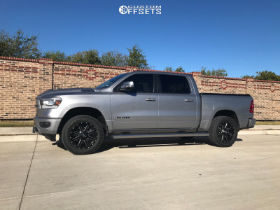 2019 Ram 1500 with 20x9 1 Fuel Maverick and 33/11.5R20 Falken WildPeak ...