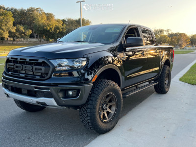 2019 Ford Ranger with 17x8.5 0 Icon Alloys Rebound and 285/70R17 Nitto ...