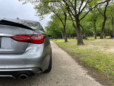 2018 INFINITI Q50 with 20x10.5 25 Ferrada CM2 and 255/35R20 Nitto Nt555 ...