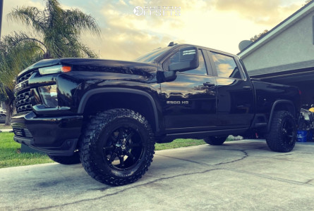 2022 Chevrolet Silverado 2500 HD with 20x10 -12 Fuel Coupler and 37/12 ...