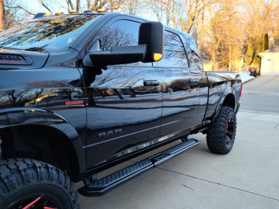 2019 Ram 2500 with 20x10 -18 Fuel Reaction and 35/12.5R20 Super Swamper ...