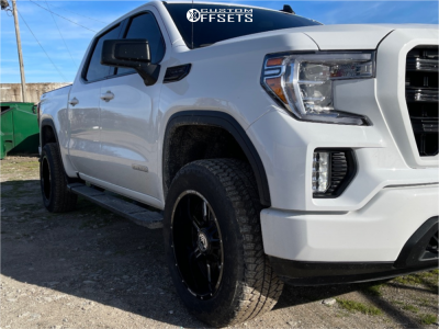2021 GMC Sierra 1500 Wheel Offset Aggressive > 1" Outside Fender ...