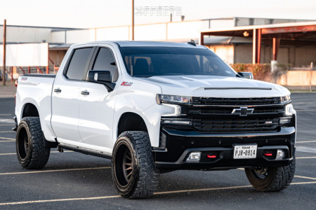 2021 Chevrolet Silverado 1500 with 20x12 -55 American Force Quantum Cc ...