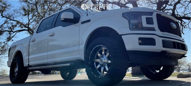 2018 Ford F-150 with 20x10 -19 Fuel Maverick and 33/12.5R20 Falken ...