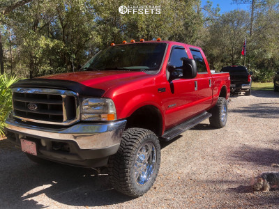 2002 Ford F-250 Super Duty with 20x10 -12 RBP Forged Avenger and 33/12 ...