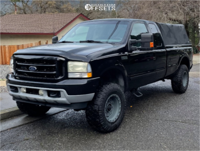 2002 Ford F-250 Super Duty with 17x10 -25 Vision Tactical and 33/12 ...