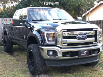 2016 Ford F-250 Super Duty with 20x10 -19 Raceline Clutch and 35/12 ...