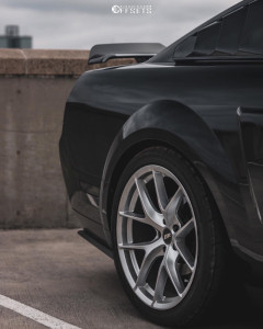 2007 Ford Mustang with 19x9.5 35 ESR Rf2 and 275/35R19 Firestone ...