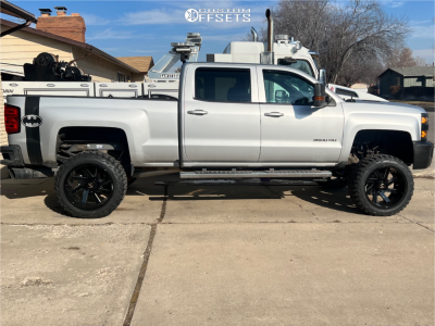 2016 Chevrolet Silverado 3500 HD with 22x12 -51 ARKON OFF-ROAD Lincoln ...