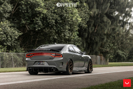 2019 Dodge Charger with 20x9.5 17 Vossen Hf5 and 275/45R20 Firestone ...