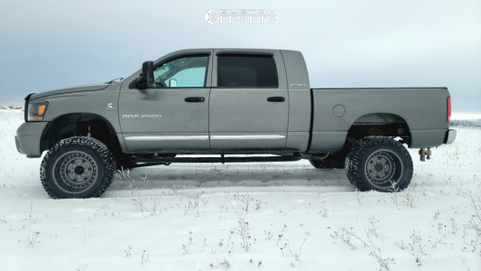 2006 Dodge Ram 2500 with 20x12 -44 Black Rhino Armory and 35/12.5R20 ...