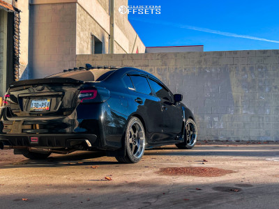 2017 Subaru WRX with 18x9 35 Vors Sp1 and 235/40R18 Westlake Sa07 and ...