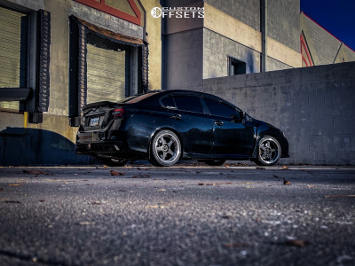 2017 Subaru WRX with 18x9 35 Vors Sp1 and 235/40R18 Westlake Sa07 and ...