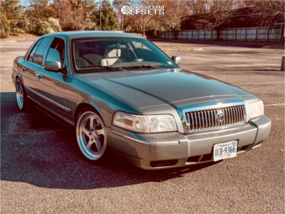 2006 Mercury Grand Marquis with 19x8.5 35 Zedd Sl5 and 235/35R19 Ohtsu ...
