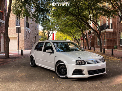 2005 Volkswagen Golf with 17x7 38 Enkei J10 and 205/45R17 Firestone All ...