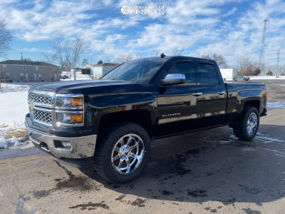 2014 Chevrolet Silverado 1500 with 20x10 -18 Fuel Maverick and 305 ...