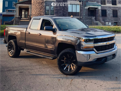 2016 Chevrolet Silverado 1500 with 20x10 -18 XD Xd847 and 33/12.5R20 ...