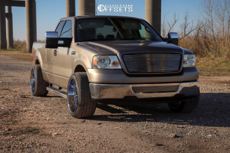 2006 Ford F-150 with 22x12 -41 Tuff T2a and 305/35R22 Lexani Lx-twenty ...