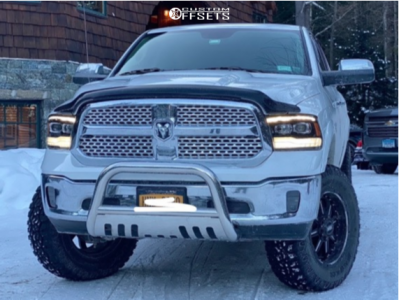 2016 Ram 1500 with 20x9 -12 Grid Gd10 and 37/12.5R20 Kanati Trail Hog ...