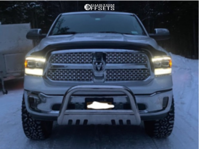 2016 Ram 1500 with 20x9 -12 Grid Gd10 and 37/12.5R20 Kanati Trail Hog ...