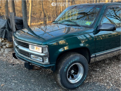 1997 Chevrolet C1500 with 15x10 -38 Alloy Ion Style 171 and 31/10.5R15 ...
