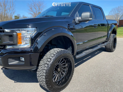 2020 Ford F-150 Wheel Offset Aggressive > 1" Outside Fender Suspension ...