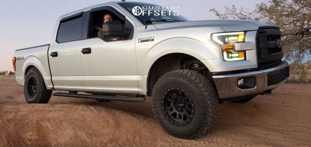 2017 Ford F-150 with 17x9 0 Mayhem Delta and 285/75R17 Nitto Ridge ...