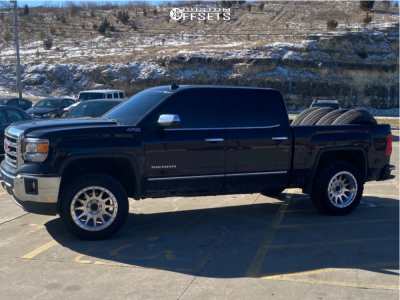 2014 GMC Sierra 1500 with 20x10 -18 Method Double Standard and 33/12 ...