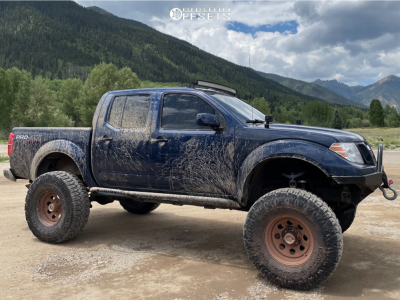 2010 Nissan Frontier with 17x9 -19 Pro Comp Series 97 and 38/13.5R17 ...