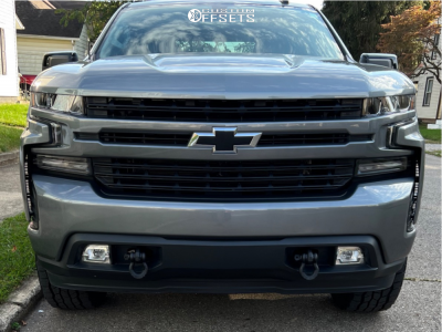2021 Chevrolet Silverado 1500 with 20x9 1 Motiv Offroad Balast and 285 ...