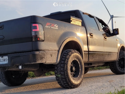 2008 Ford F-150 with 17x9 -6 Pro Comp Series 31 and 35/12.5R17 Milestar ...