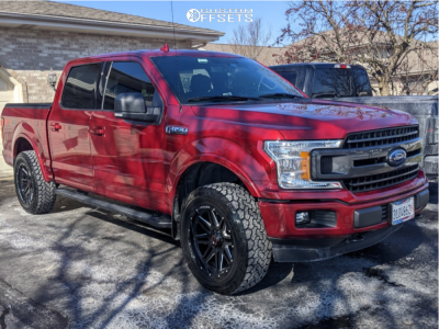 2018 Ford F-150 with 20x9 -12 Wicked Offroad W901 and 305/50R20 General ...