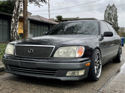 1999 Lexus LS400 with 18x9.5 15 Aodhan Ds02 and 235/40R18 Nitto Motivo ...
