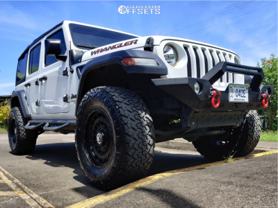 2020 Jeep Wrangler Wheel Offset Aggressive > 1" Outside Fender Lifted ...